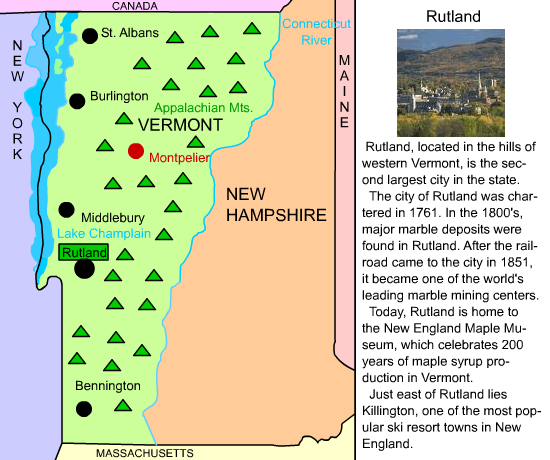 Vermont Interactive Map